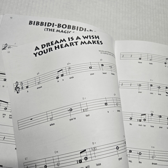Disney | Other | Disney Recorder Song Book Cinderella How To Play The ...
